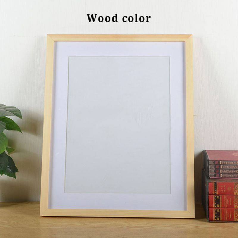 Nordic A3 Wooden Frame Black White Color Photo Fra... – Grandado