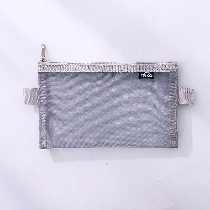 Simple Transparent Mesh Pencil Case Office Student... – Grandado