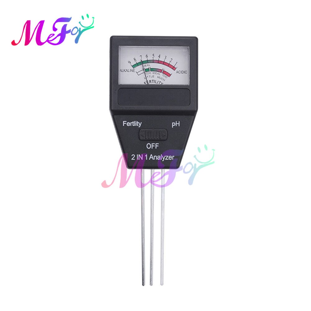 2 in 1 Soil PH Meter Tester Moisture Monitor Ferti... – Vicedeal