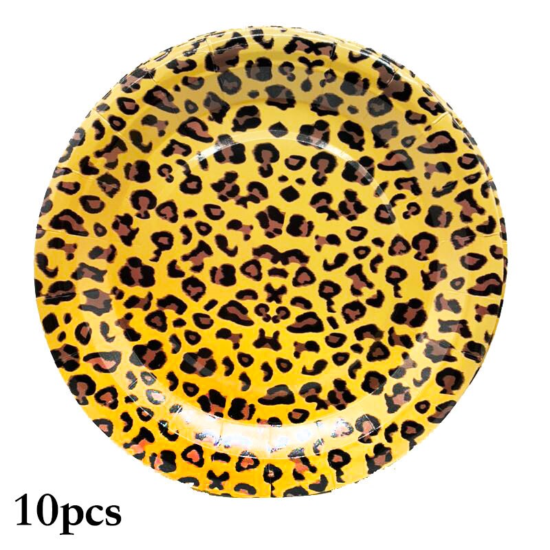 Wild Animals Theme Disposable Tableware Set Baby S... – Vicedeal