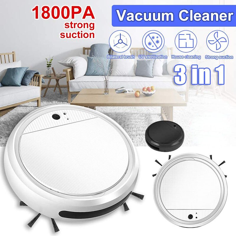 3-In-1 Smart Sweeping Robot Automatic Vacuum Clean... – Vicedeal
