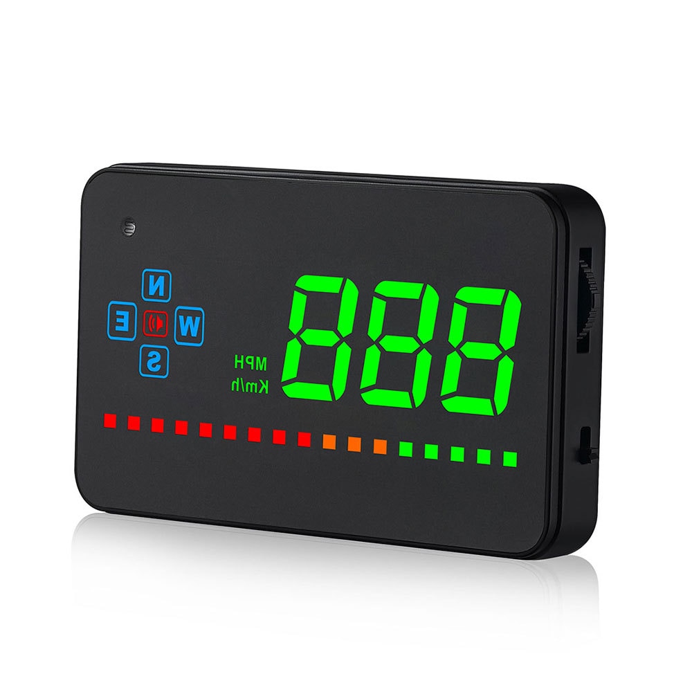 3.5 Inch Car HUD Head Up Display Speed Alarm Compa... – Vicedeal