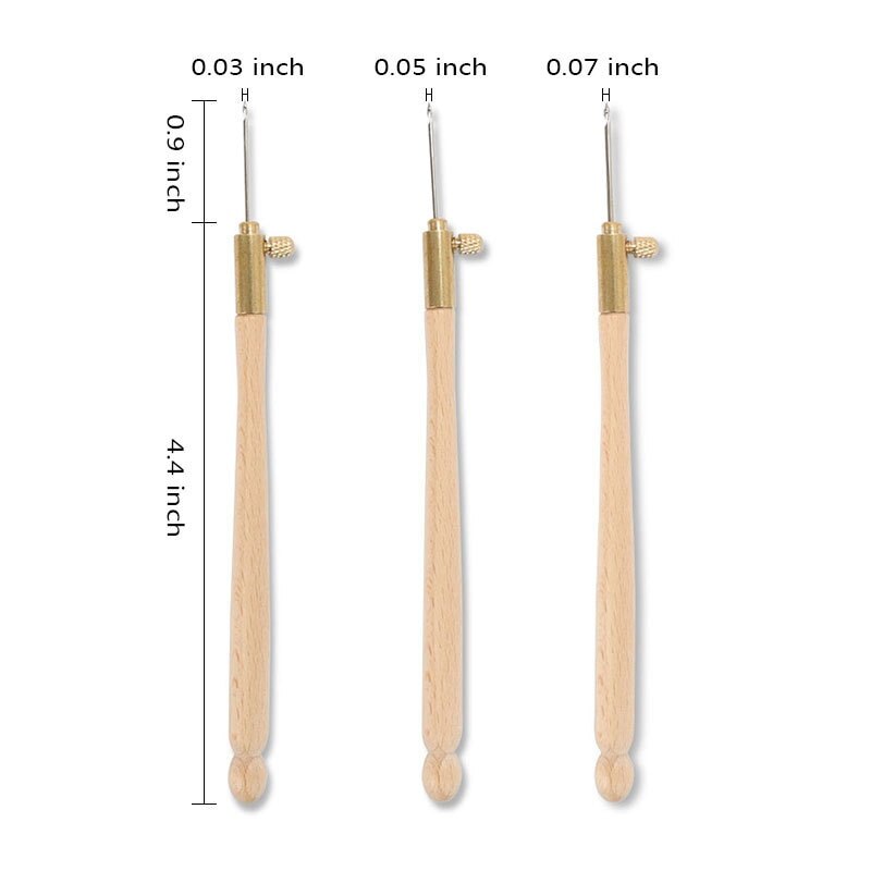 Tambour Hook with 3 Needles Sequin Beads Embroider... – Grandado