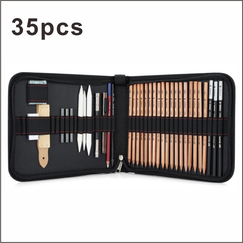 35Pcs Potloodschets Potlood Set Kunstenaar Potlode... – Grandado