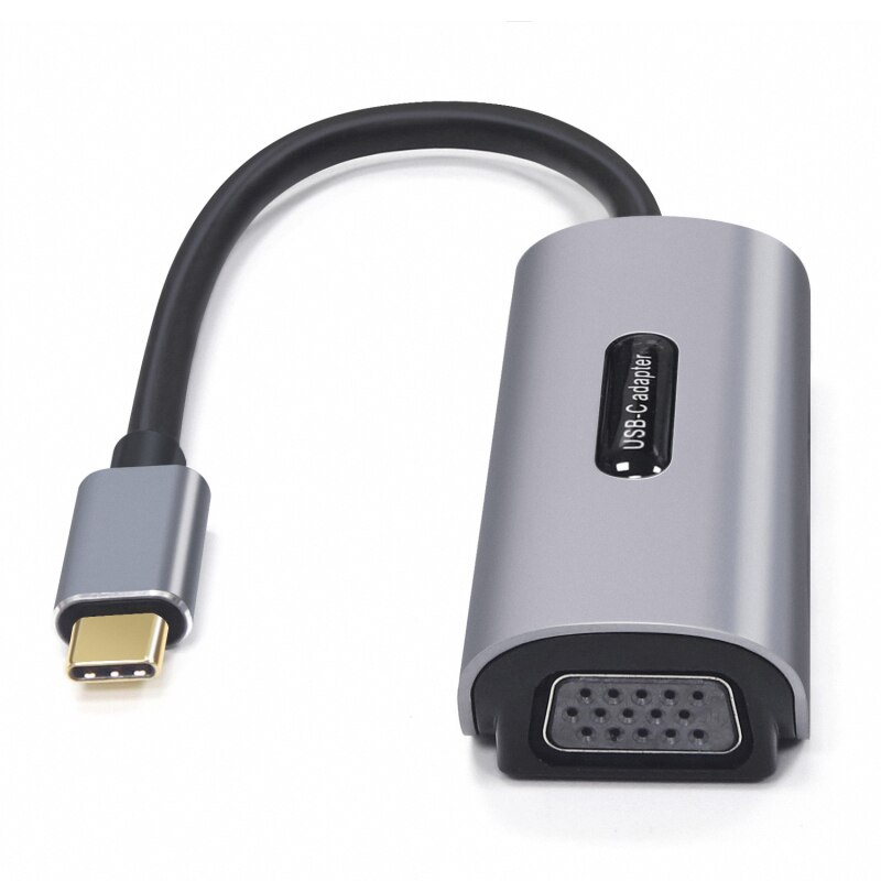 Type C To VGA HDMI Adapter For MacBook For Dell HD... – Grandado