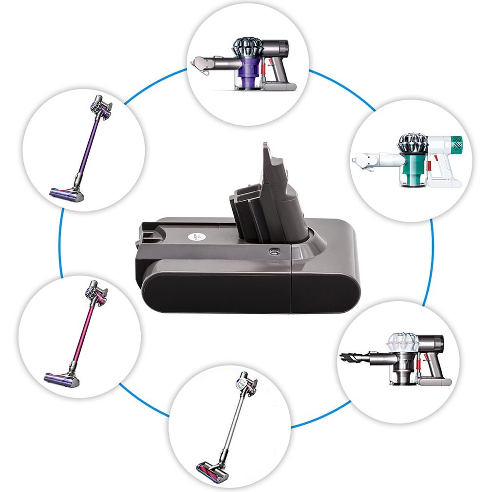 Sweeper battery V6 Dyson DC62 battery 21.6 V3000mA... – Grandado