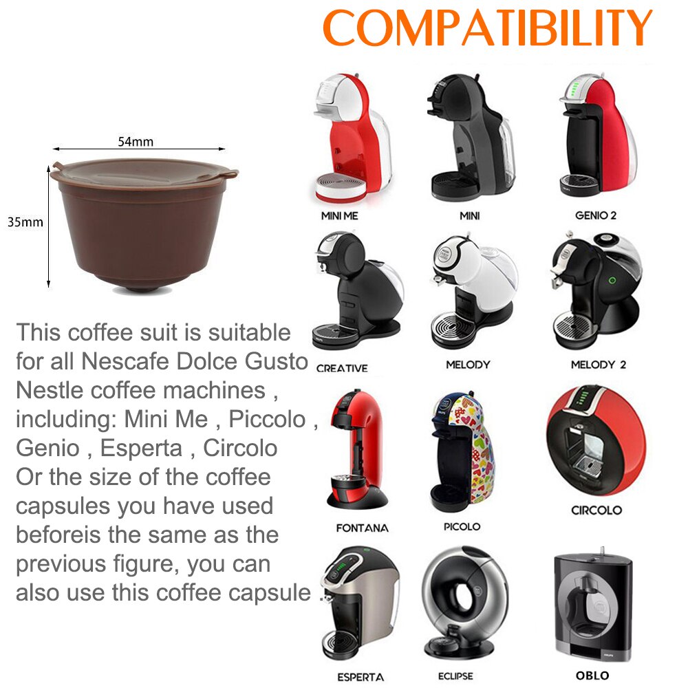 3 Stks/set Hervulbare Dolce Gusto Koffie Capsule N... – Vicedeal