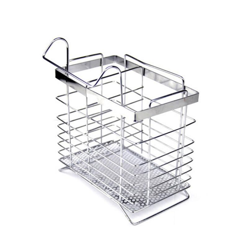 2 Compartments Stainless Steel Rectangular Utensil... – Grandado