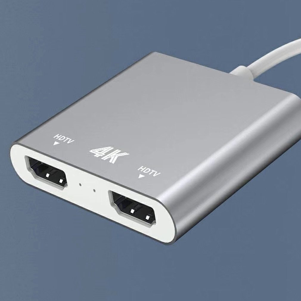 Hdmi type c-adapter 4kc naar dubbele hdmi usb 3.0-... – Grandado
