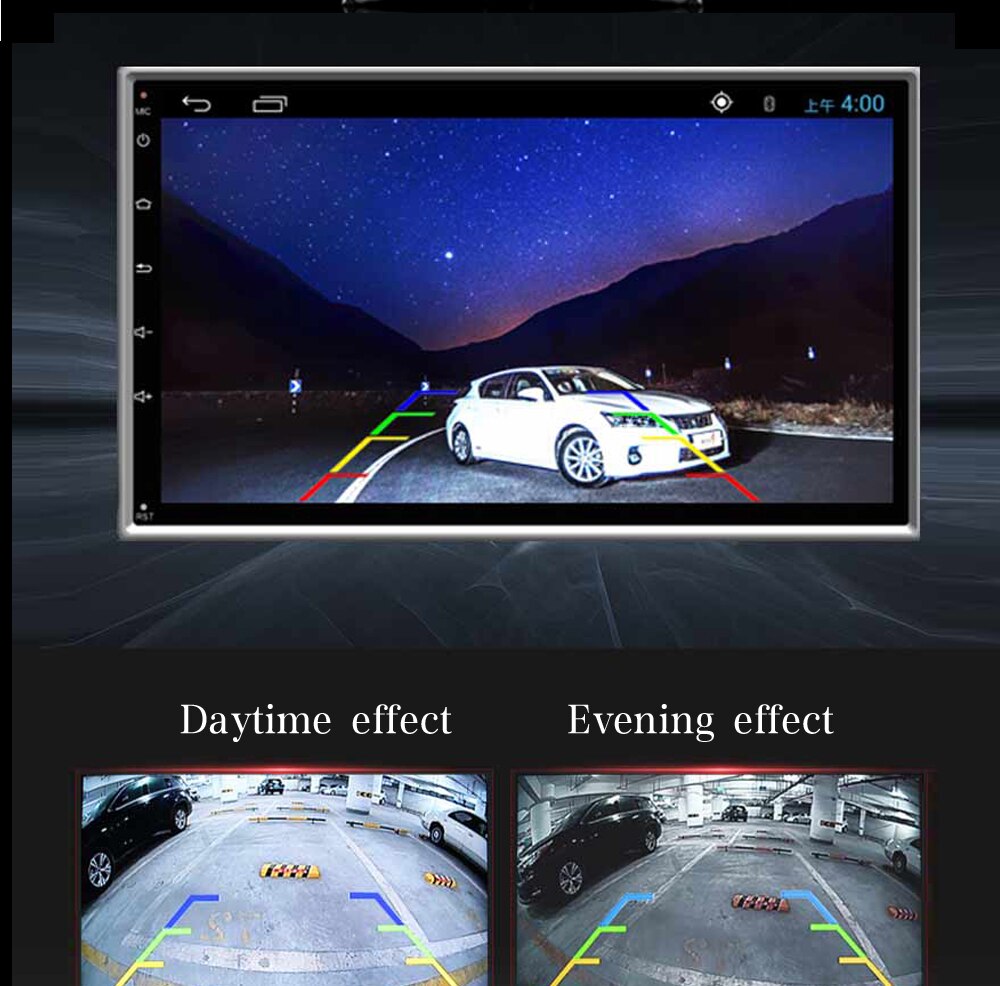 Car metal starlight night vision rear view univers... – Grandado