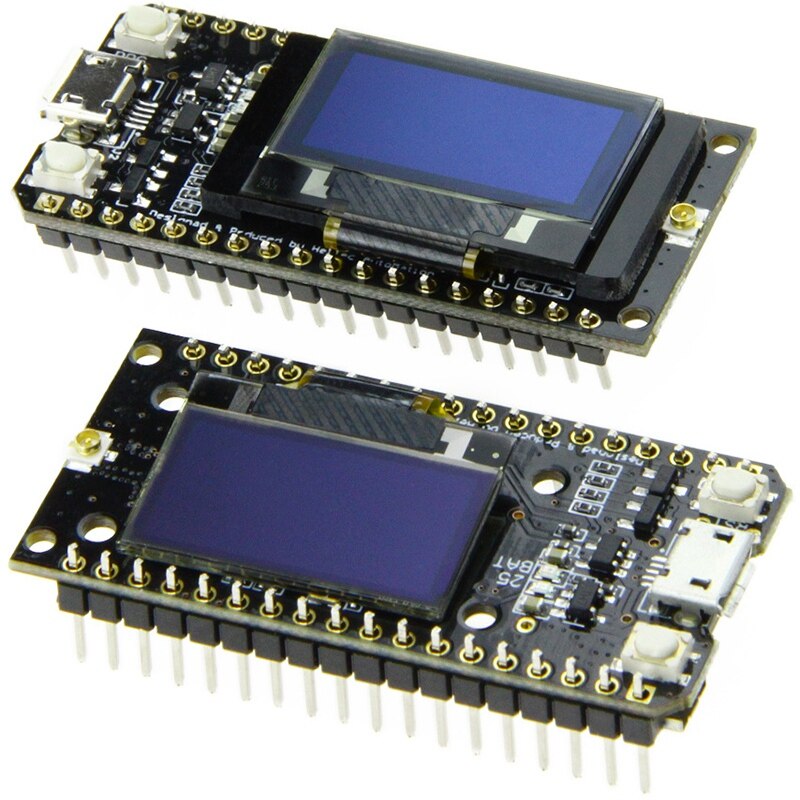 Am05 2pcs Of Lora32 868mhz Sx1276 Esp32 Oled Displ Grandado