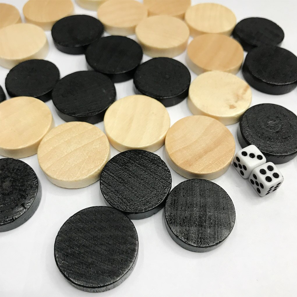 1.9cm Diameter Checkers Backgammon Pieces Accessor... – Grandado