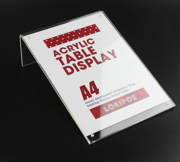 21*29.7 A4 Upright Black Acrylic Magnetic Label Ho... – Vicedeal