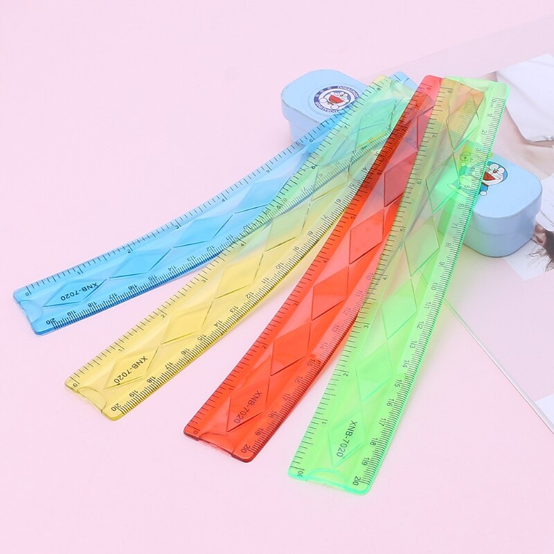1PC Soft 20cm Ruler Multicolour Flexible Stationer... – Vicedeal