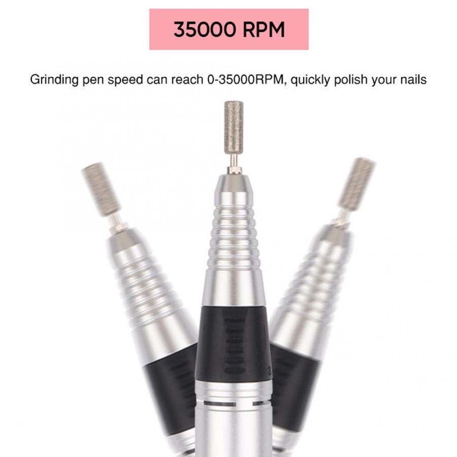 EU/US Plug 35000RPM Nail Drill Machine Electric Na... – Grandado