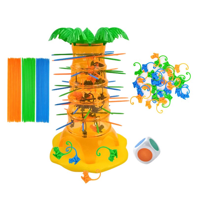Child Monkey Climbing Tree Toy Table Game Toy Mult... – Grandado