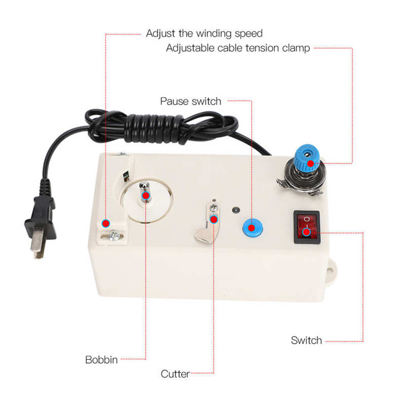 Avvolgitore elettronico automatico portatile per c... – Grandado