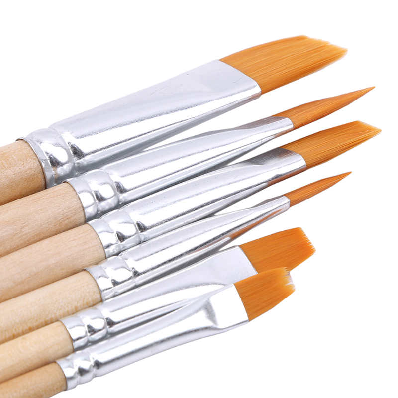 5 teile/satz Nylon Haar Holzgriff Aquarell Pinsel ... – Vicedeal