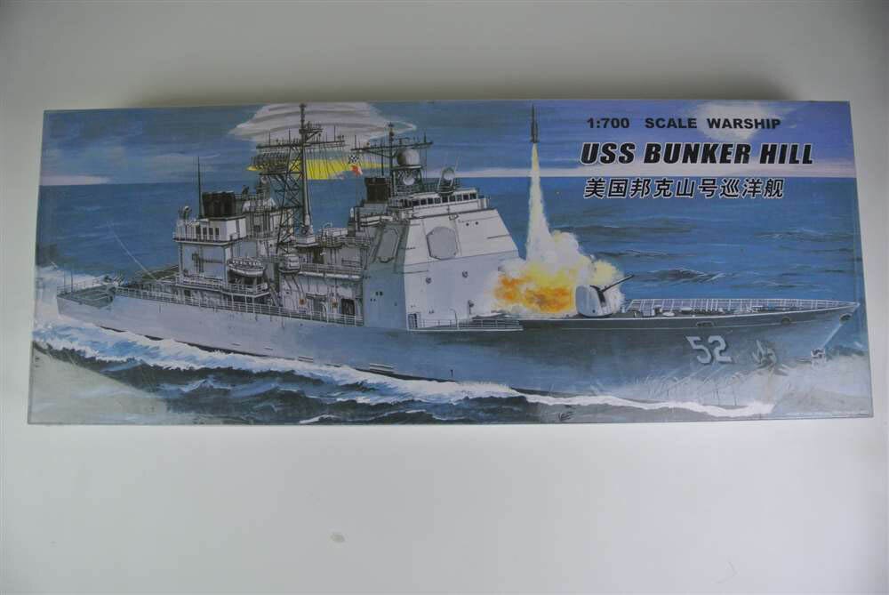 30CM Warship CG-52 USS BUNKER HILL Cruiser Plastic... – Vicedeal