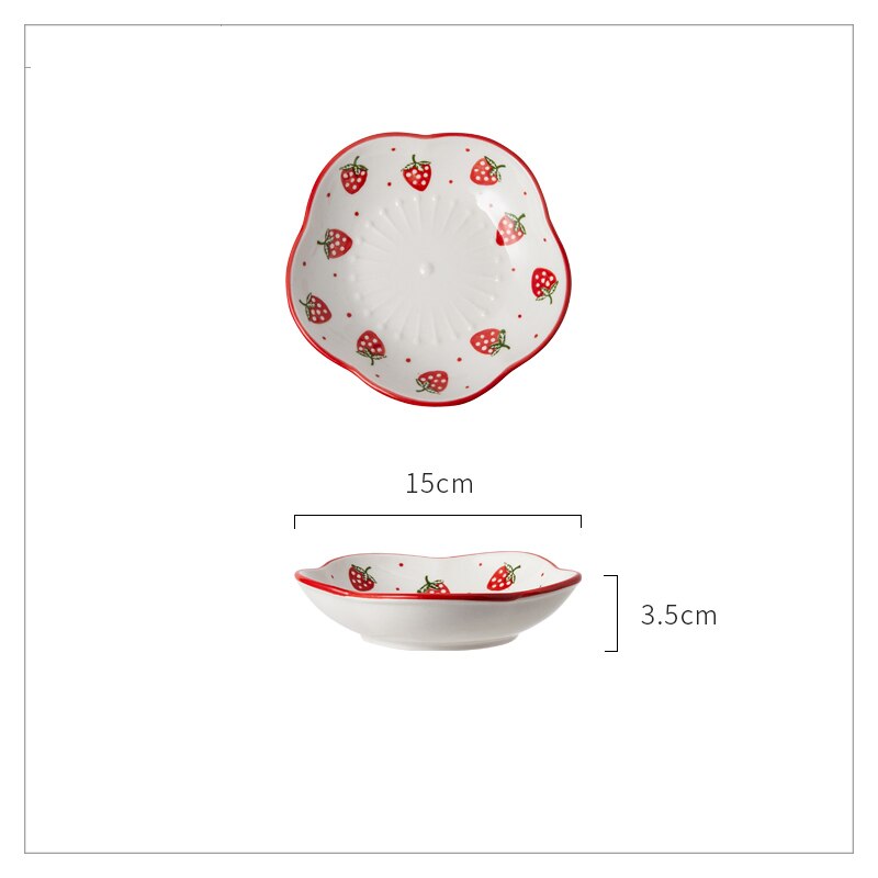 Cute Fruit Dish Plate Serving Platter Undergalze C... – Vicedeal