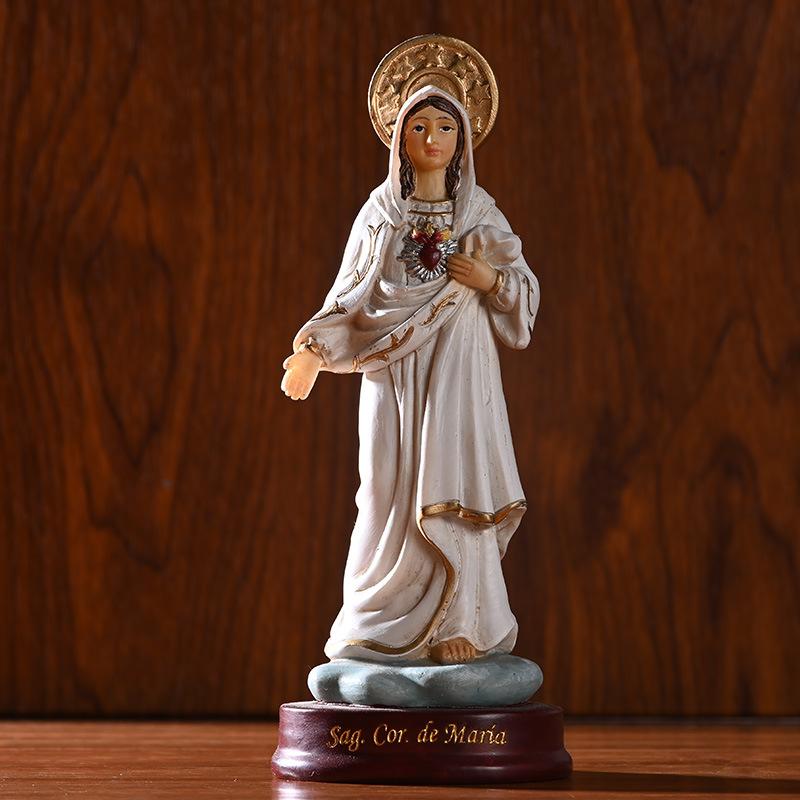 Church nun religious resin ornaments crafts saint ... – Vicedeal