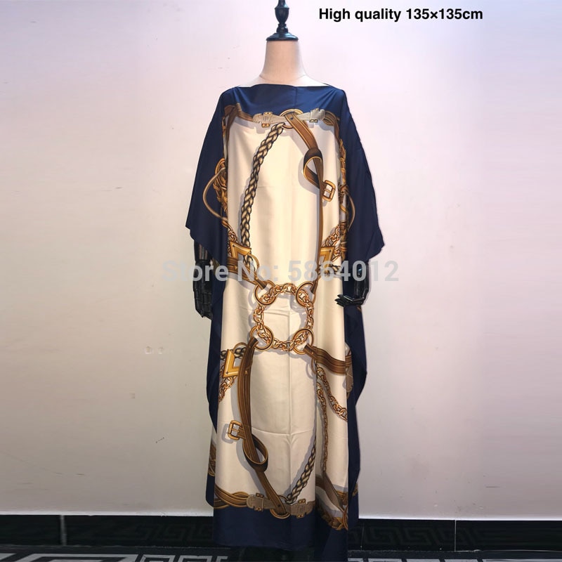 Kuwait Dashiki Dress Print Bohemia Hijab Loose Mus... – Grandado