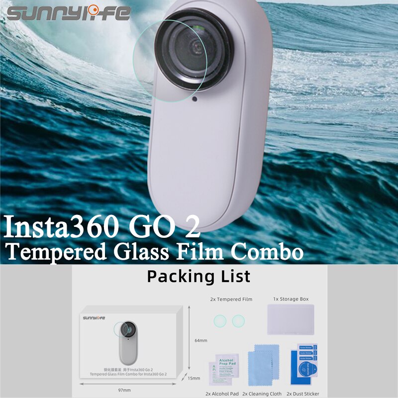 Insta360 Gaan 2 Len Film Glas Bescherming Combo Ge... – Grandado