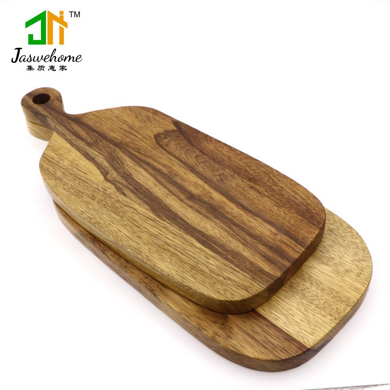 Jaswehome solid wood cutting board wooden serving ... – Grandado