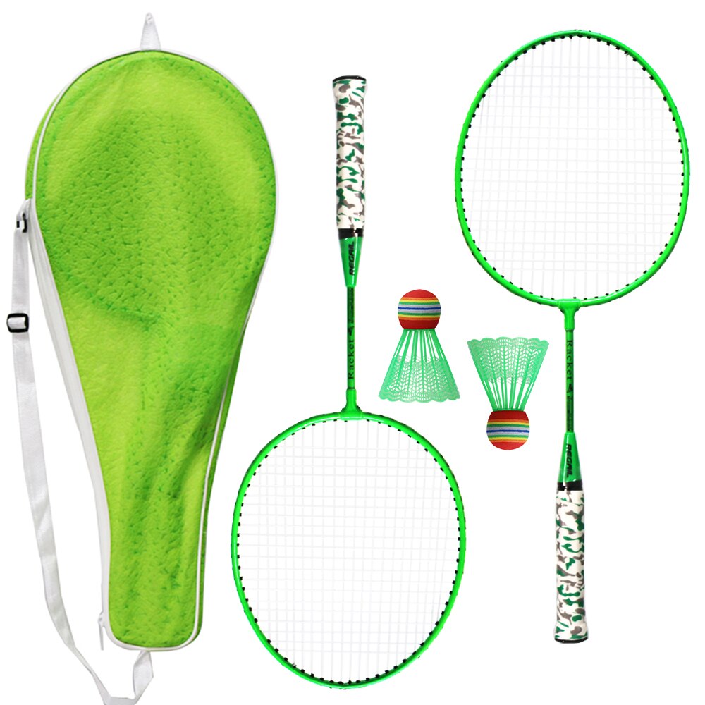 1 Paar Badminton Rackets Met Ballen 2 Speler Badmi... – Grandado