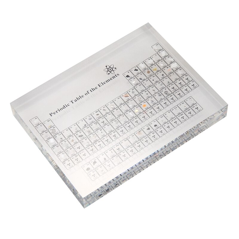 Acrylic Periodic Table Display with Real s Teachin... – Grandado