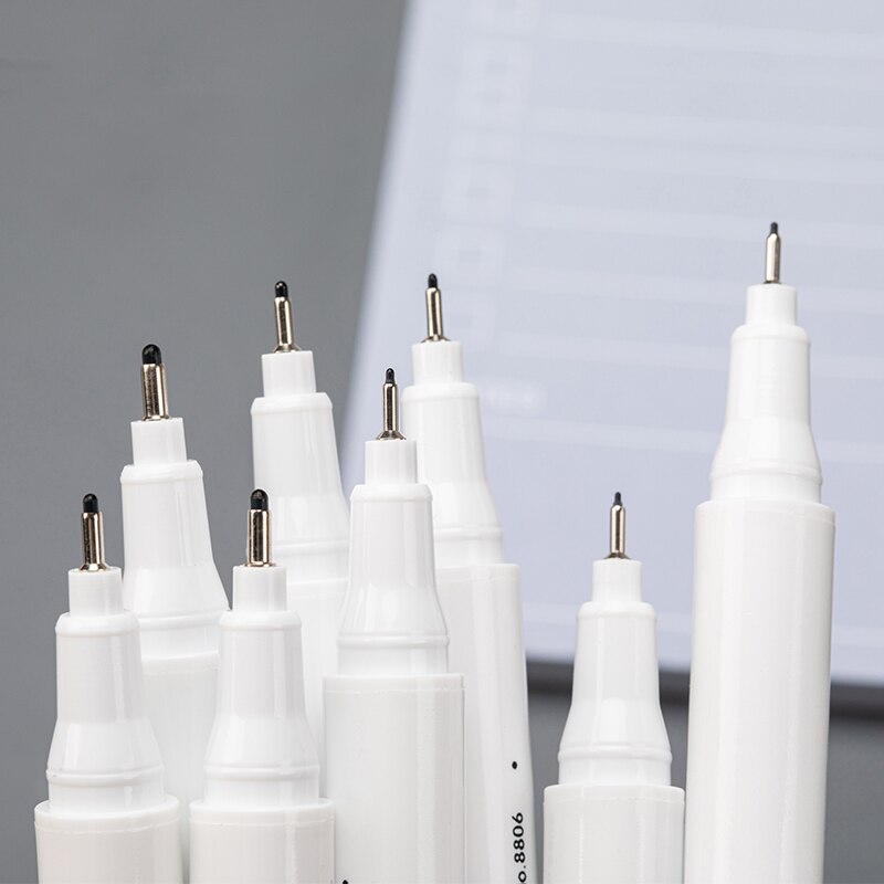 STA Double Black Pigment Liner Pen Water-proof Dra... – Grandado