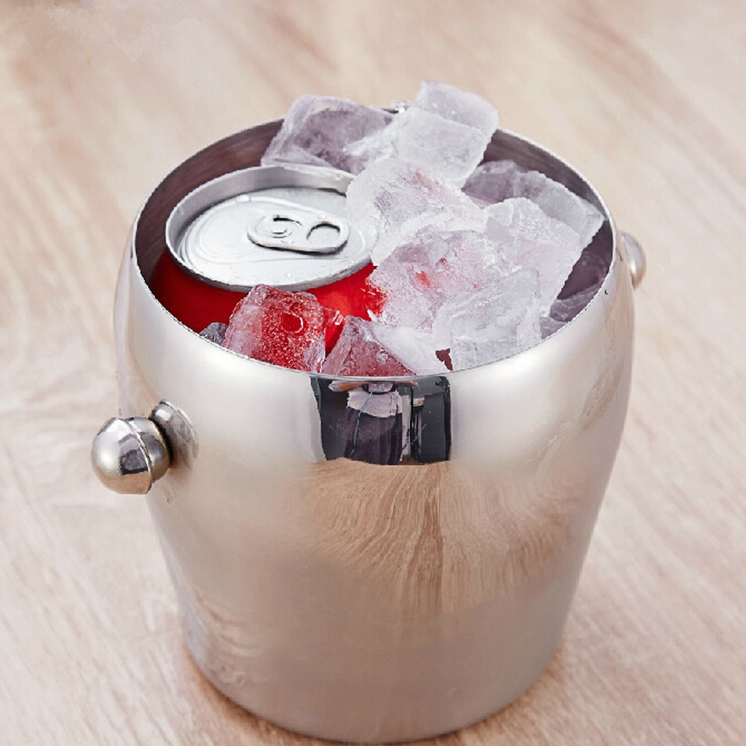 Behokic 1L Stainless Steel Ice Bucket Bar Pub Wine... – Grandado