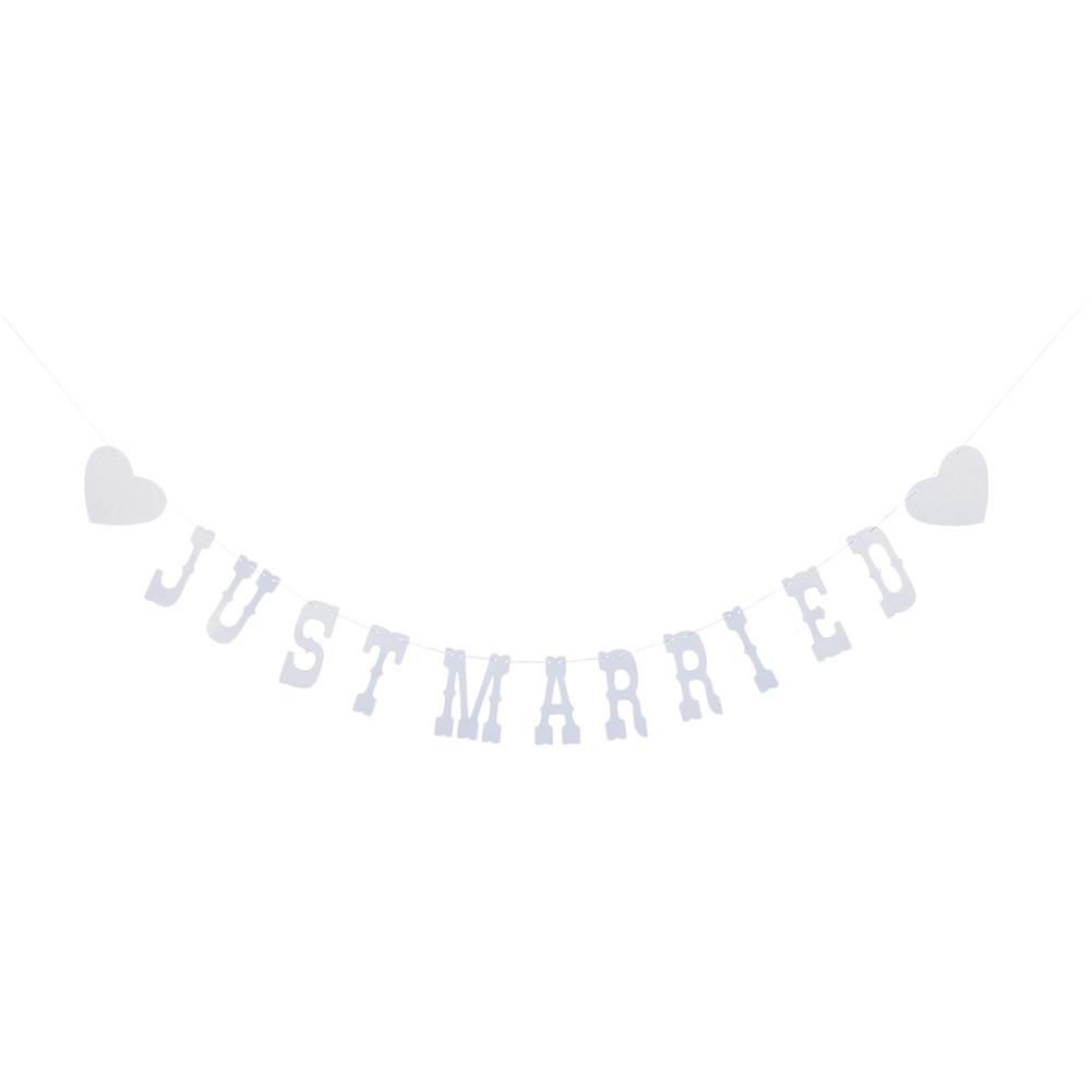 Hotsale Just Married Paperboard Banner Wedding Dec... – Grandado