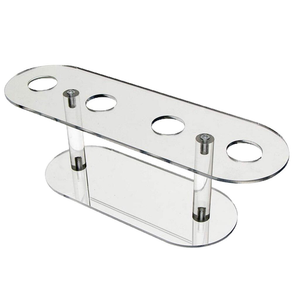 4 Holes Transparent Acrylic Ice Cream Stand Birthd... – Vicedeal