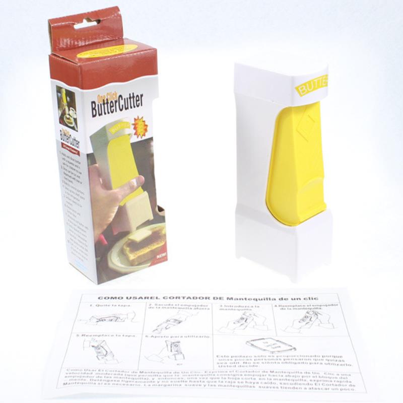 One Click Butter Cheese Cutter Slices Slicer Squee... – Grandado