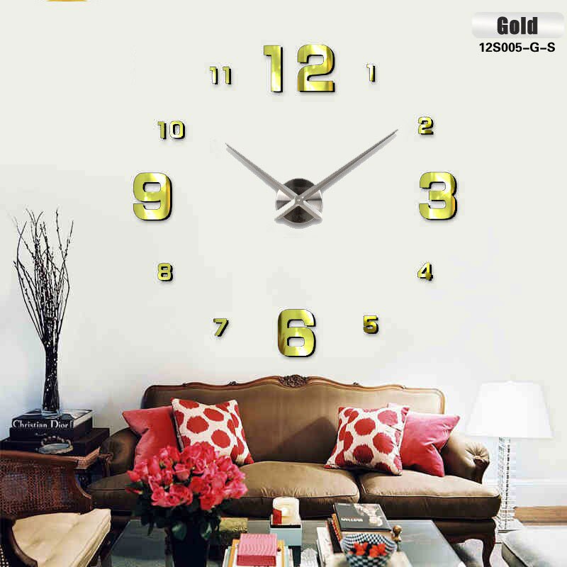 3D wall clock clocks reloj de pared watch 3d diy A... – Grandado