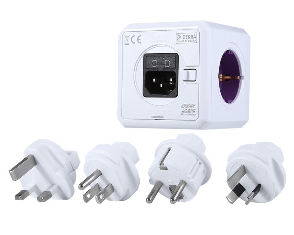 Electric International Plug Adaptor PowerCube Sock... – Grandado
