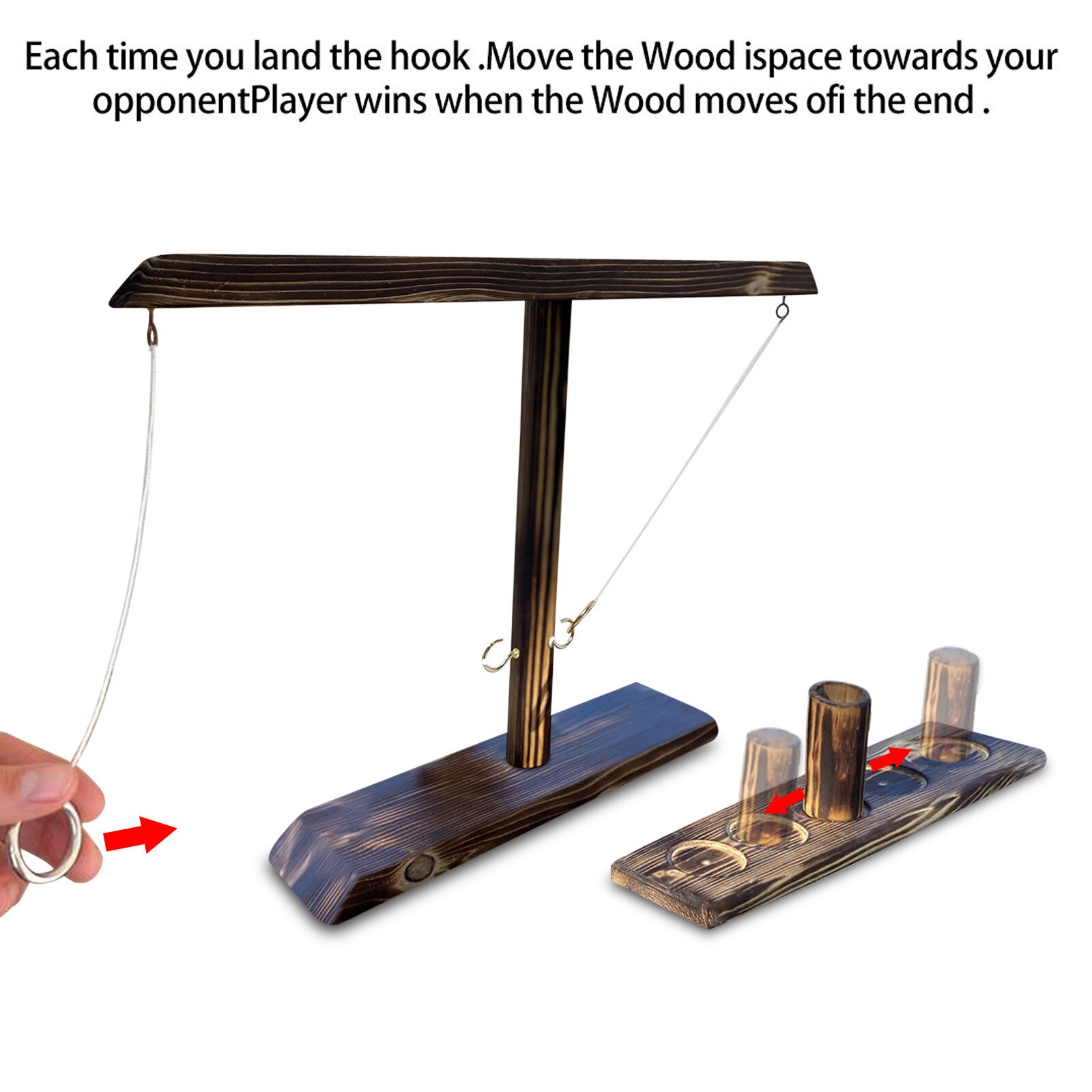 Wooden Hook And Loop Interactive Party Toys Drink ... – Grandado