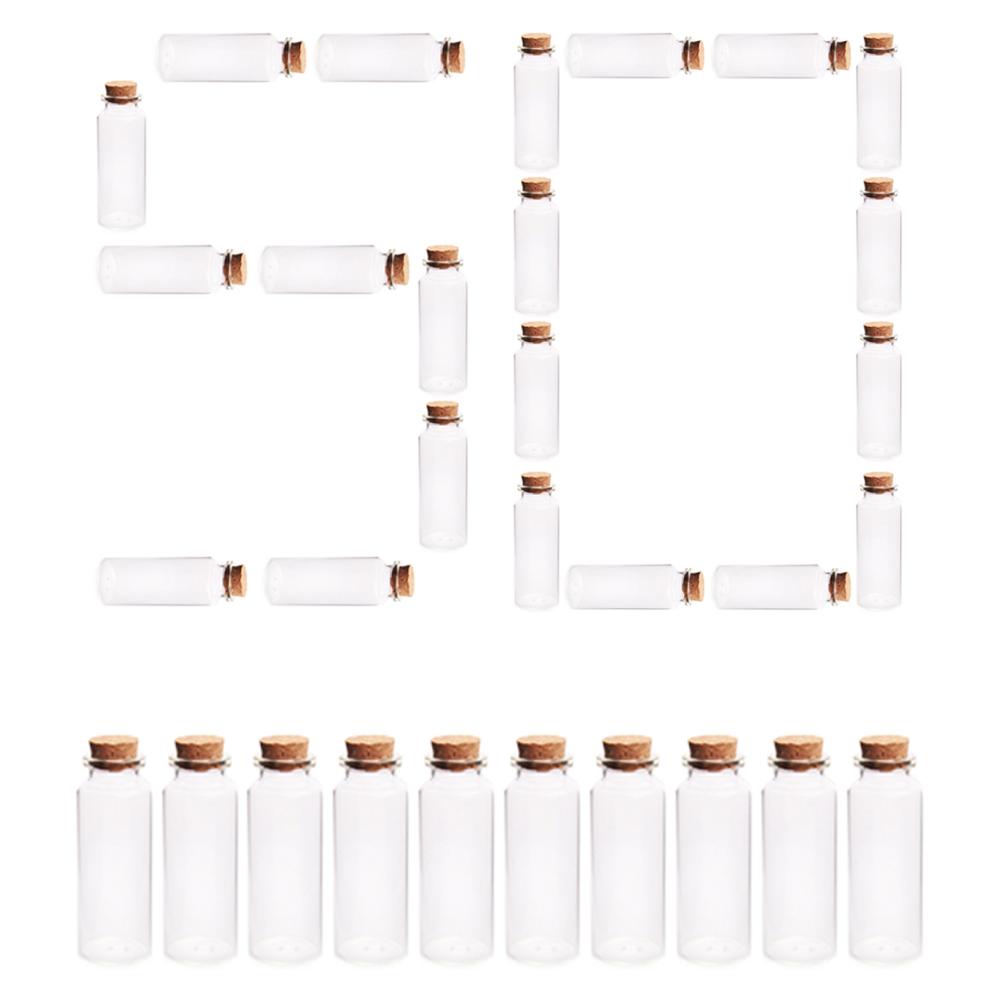 10 Pcs/20 Pcs/50 Pcs 30*80 Mm 40 Ml Glazen Fles Wi... – Grandado