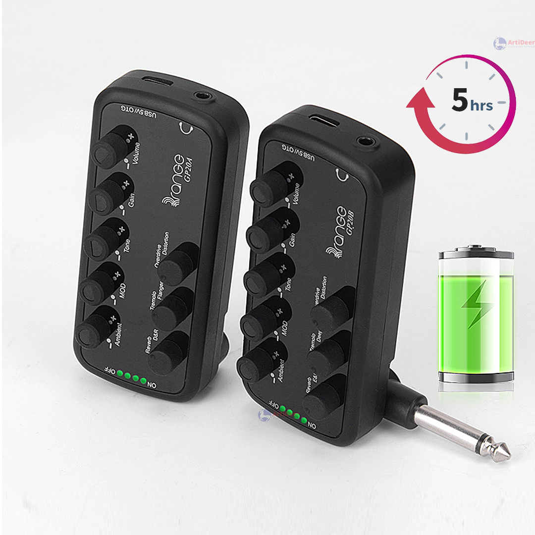 Electric Guitar Pedals Headphone Amp Mini Multi-Ef... – Grandado