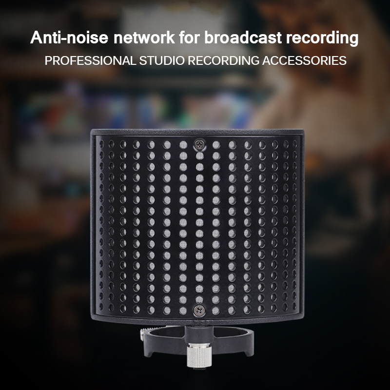 Microphone Shield Recording Spray Guard Double Mes... – Grandado