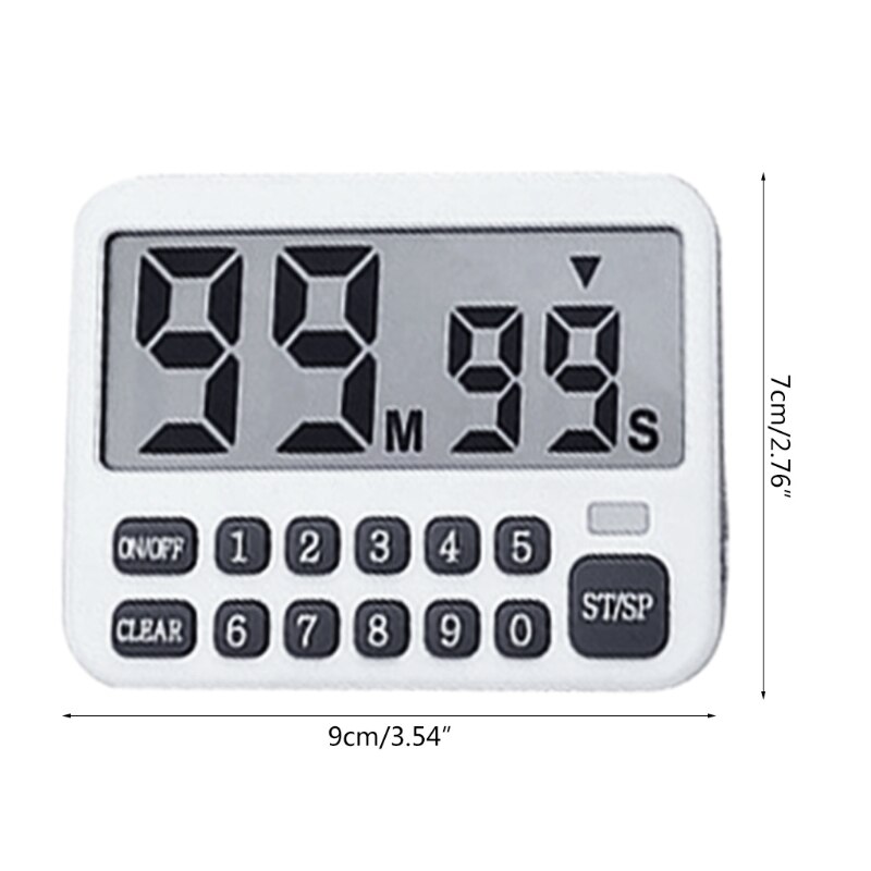 Digital Kitchen Timer Magnetic Countdown Up Cookin... – Grandado