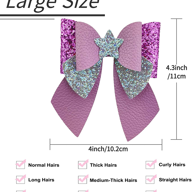 Pre Cut Leather Bow Making Kit 8 Set Colorful Larg... – Grandado