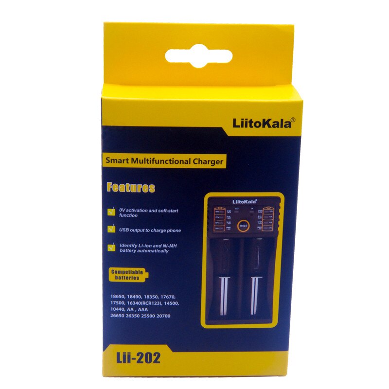 LiitoKala Lii-202 USB Intelligent Battery Charger ... – Vicedeal