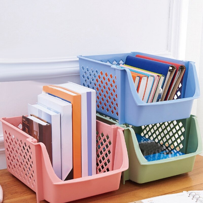 Stackable Plastic Kitchen Storage Basket Fruit & V... – Grandado