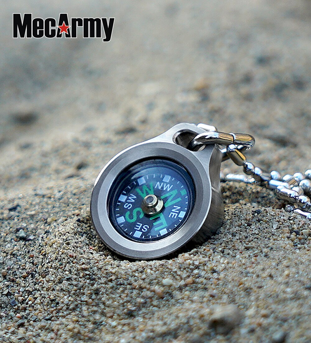 MecArmy Keychain Compass CMP T/B Compass titanium ... – Vicedeal