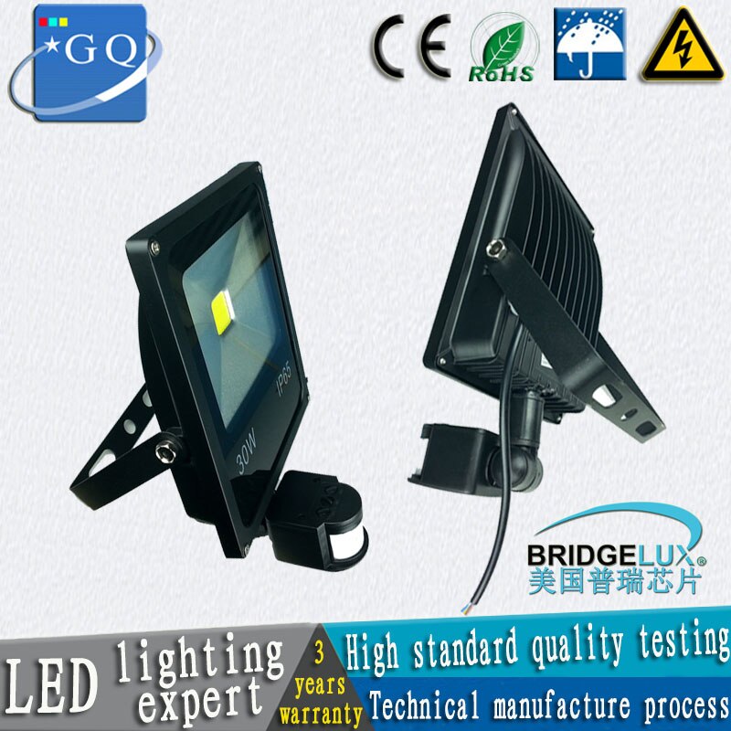 10W 20w 30w 50w led flood light 220V 110V PIR Moti... – Vicedeal