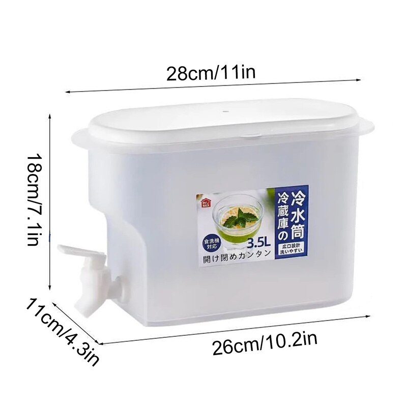 3.5L Koud Water Kruik Met Kraan Water Drank Dispen... – Vicedeal