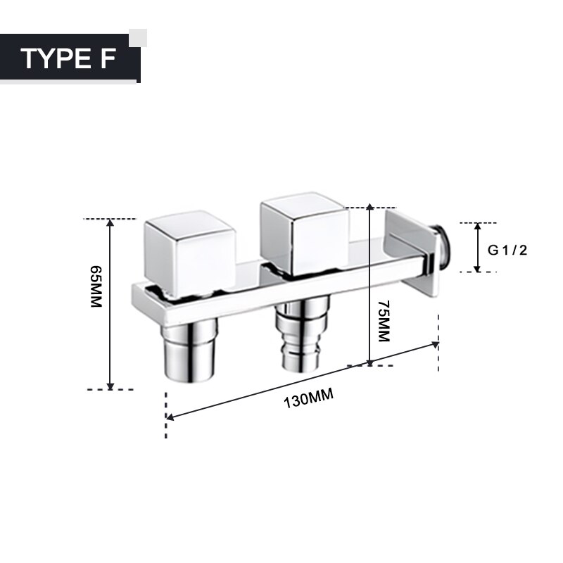 Chrome Outdoor Faucet Garden Bibcock Tap Bathroom ... – Grandado