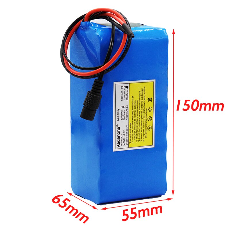 18650 Battery pack Super Rechargeable Portable Lit... – Grandado